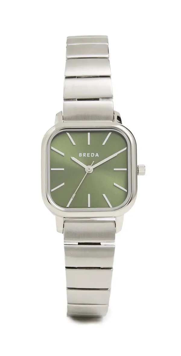 BREDA Esther Watch - Silver/moss