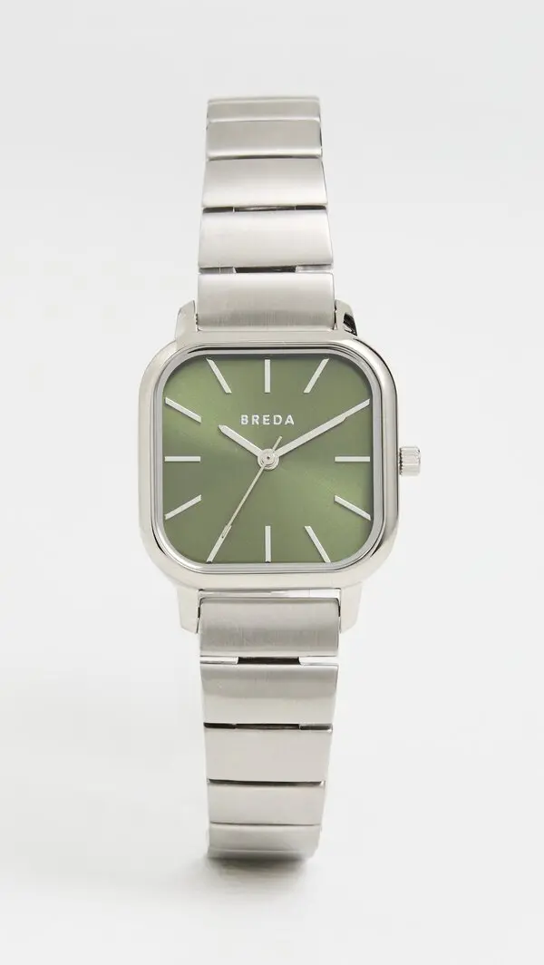 BREDA Esther Watch - Silver/moss