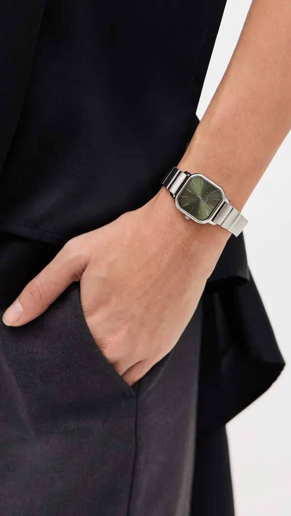 BREDA Esther Watch - Silver/moss