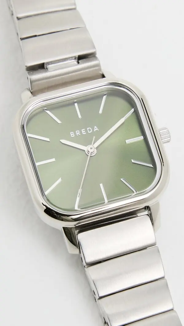 BREDA Esther Watch - Silver/moss