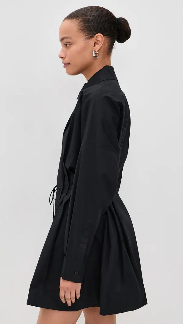 Staud Chi Mini Dress - Black