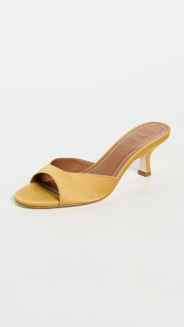 Staud Brigitte Mules - Goldenrod