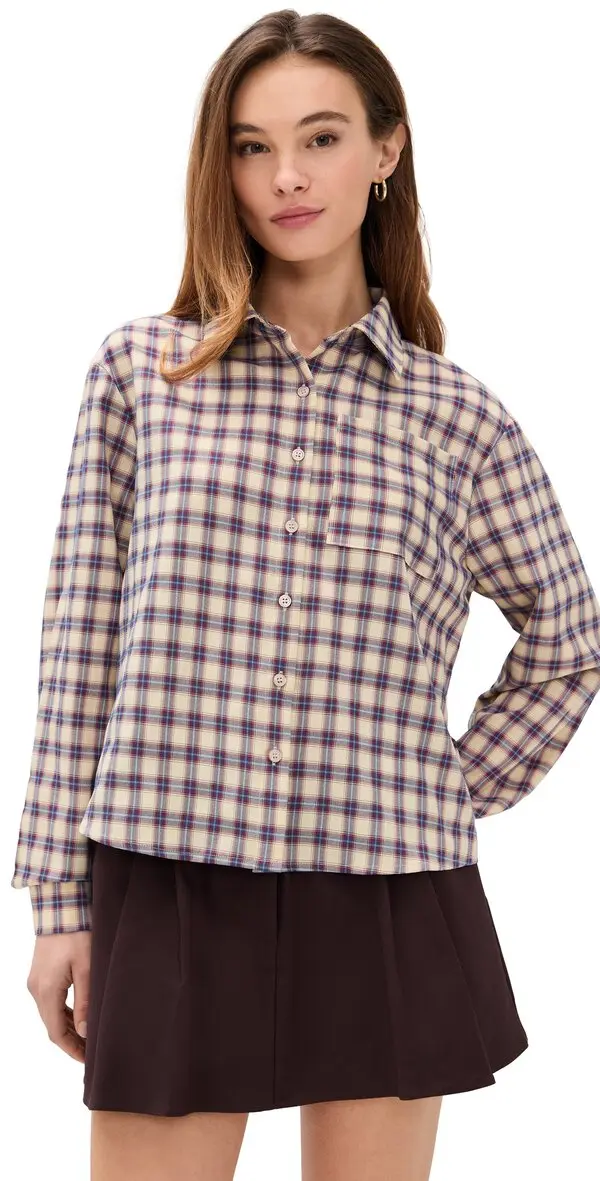 Lioness Plaid Button-down Shirt