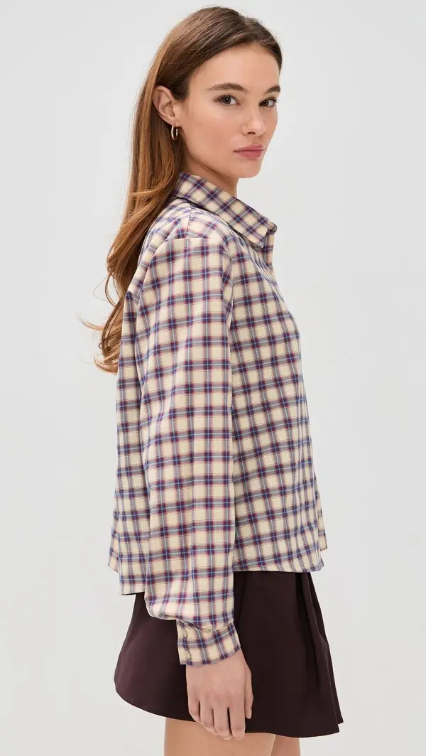 Lioness Plaid Button-down Shirt