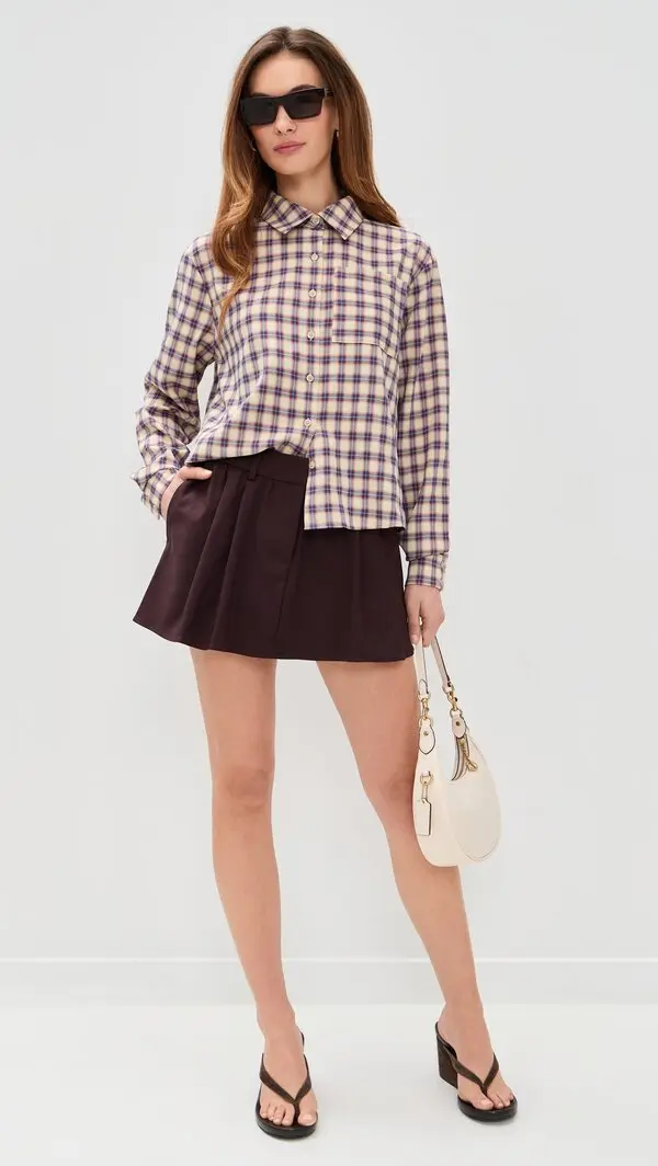 Lioness Plaid Button-down Shirt