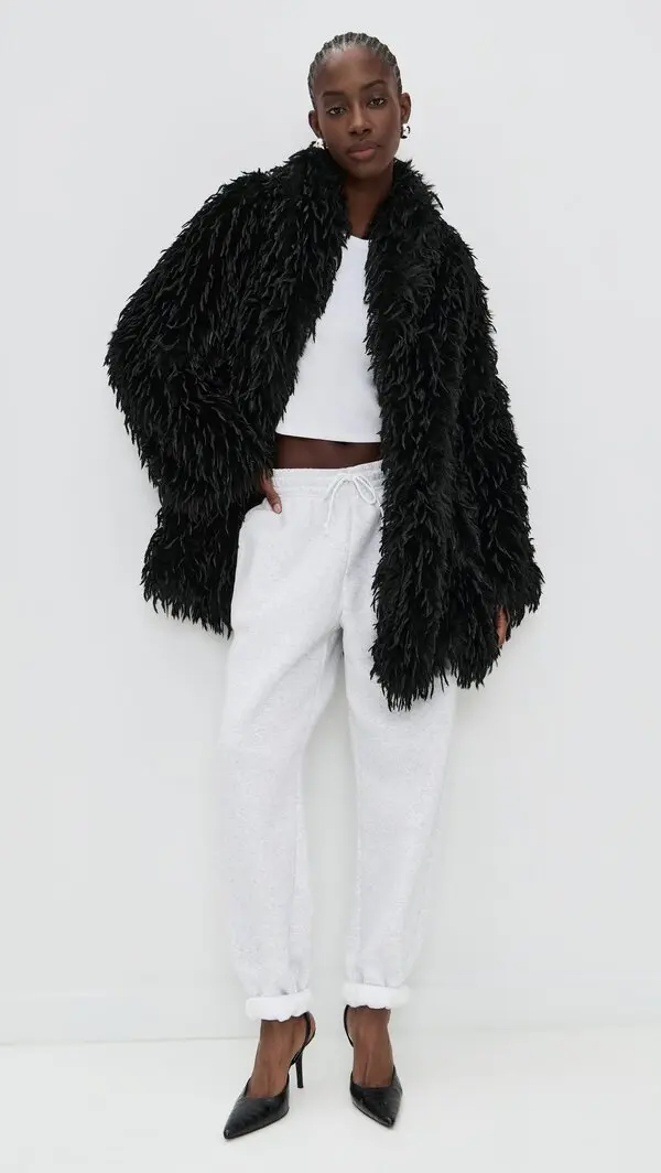 CULTNAKED Faux Fur Coat