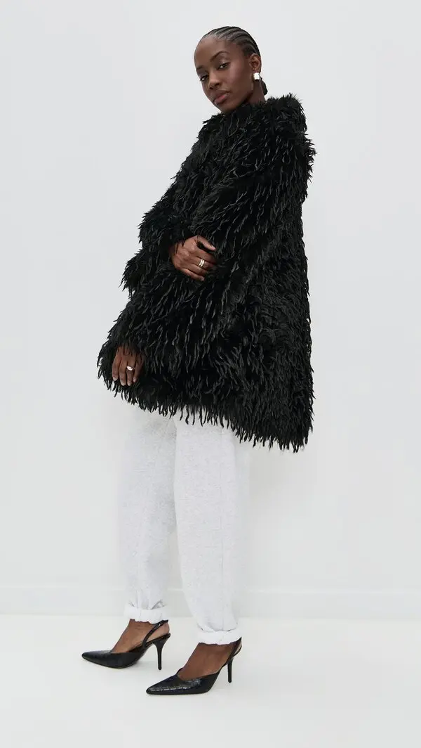 CULTNAKED Faux Fur Coat
