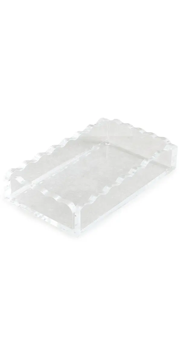 TIZO DESIGN Lucite Guest Towel Holder - Clear