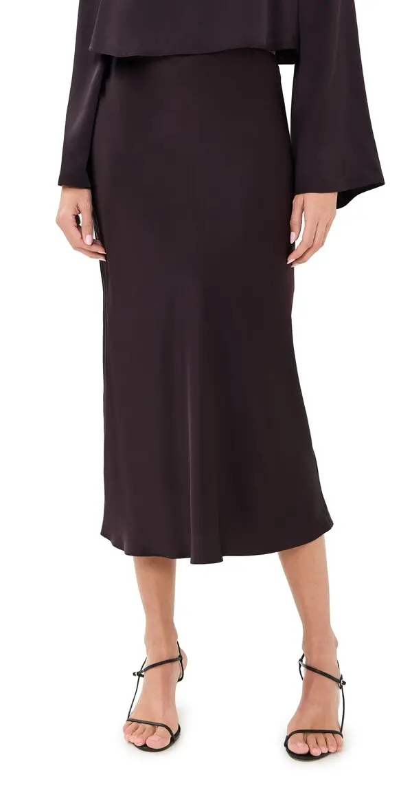 Sablyn Miranda Scallop Trim Skirt - Oak Tree