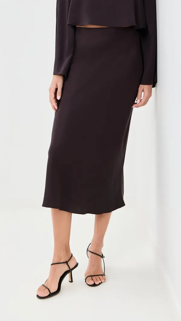 Sablyn Miranda Scallop Trim Skirt - Oak Tree