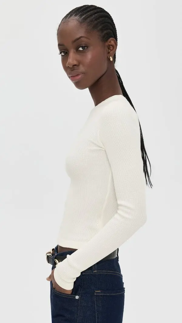 Citizens Of Humanity Pilar Waffle Crewneck - Pashmina