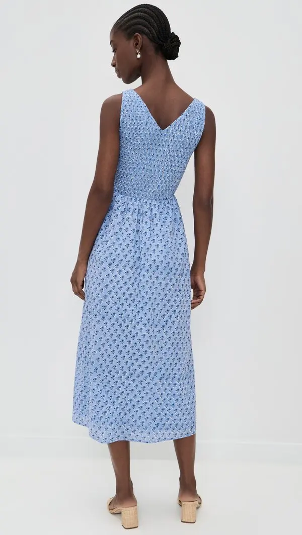 MAREA Cora Atlantic Daisy Midi Dress