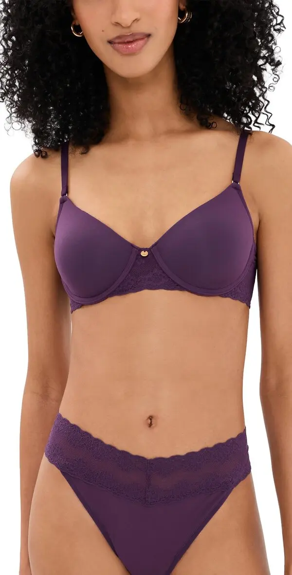 Natori Perfection Contour Underwire Bra - Fig Jam
