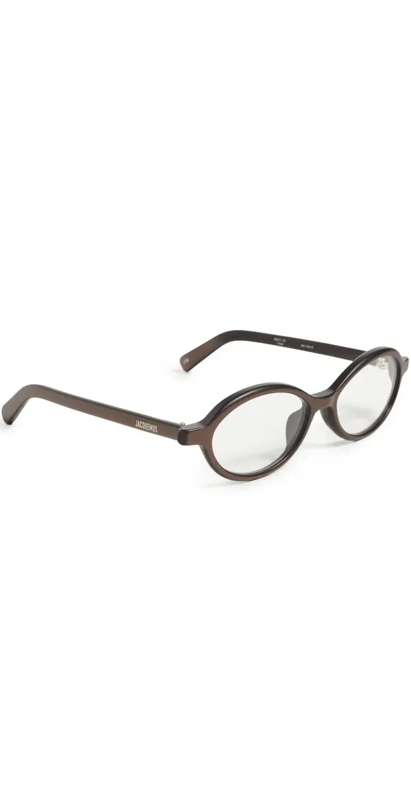 Jacquemus Pablo Sunglasses - Metallic Brown/silver/optical