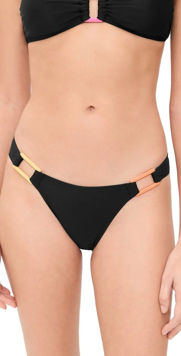 Solid & Striped The Tatum Bikini Bottoms - Noir