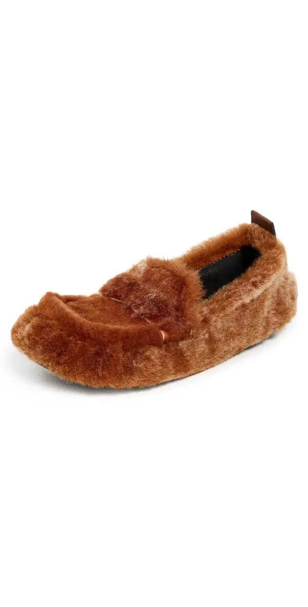 Acne Studios Bojan Shaved Shearling Loafers