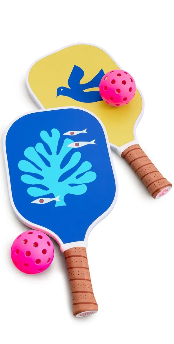 Jonathan Adler Playa Pickleball Set - One-color