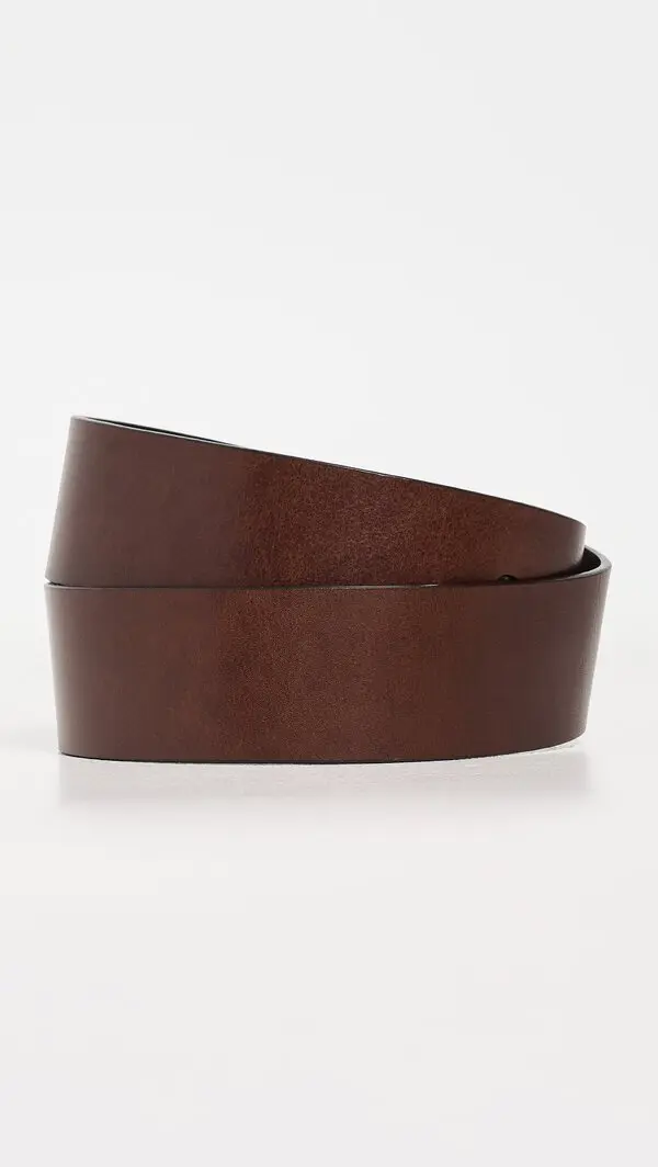 Madewell Round Buckle Leather Belt