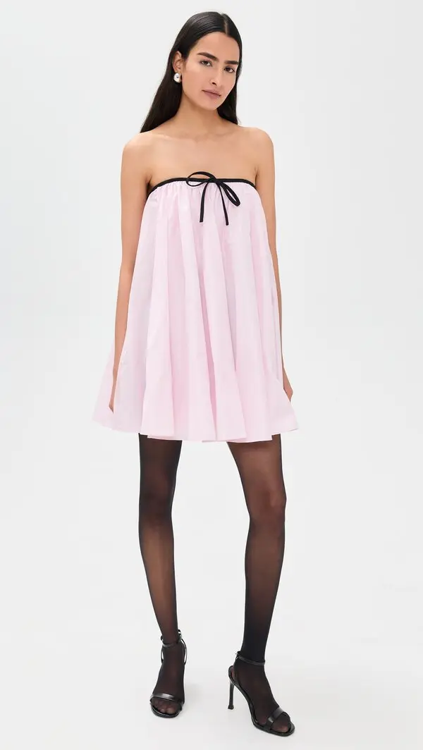 Staud Sofia Strapless Mini Dress