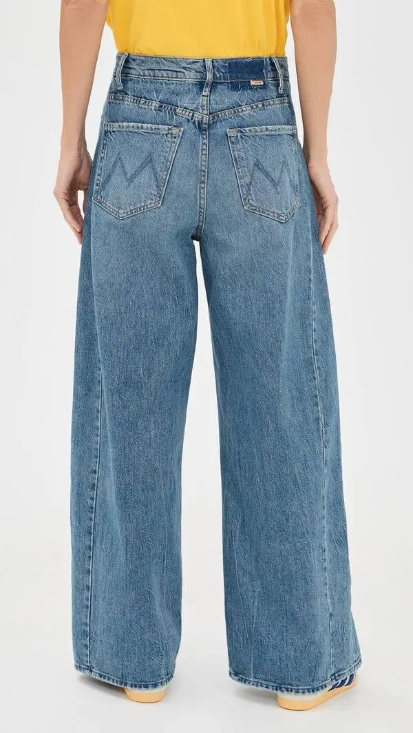 MOTHER Lil Pipe Dream Button Sneak Jeans