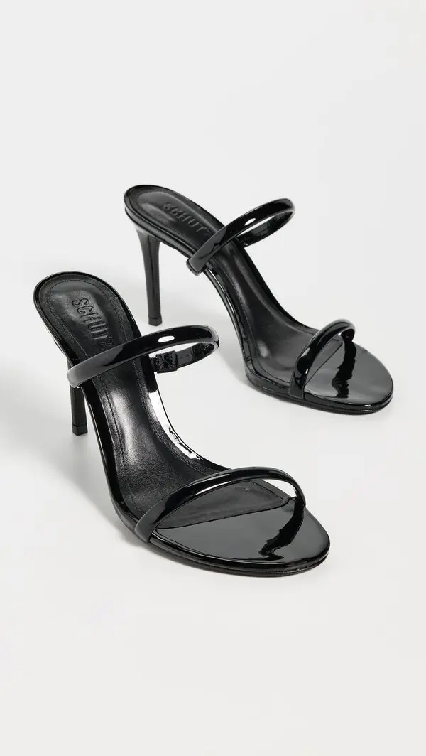 Schutz Taliah Sandal Heels - Black