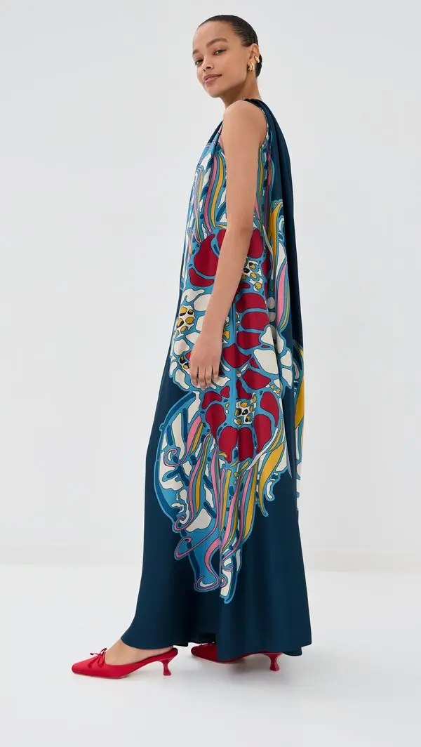 La DoubleJ Roy Silk Maxi Dress