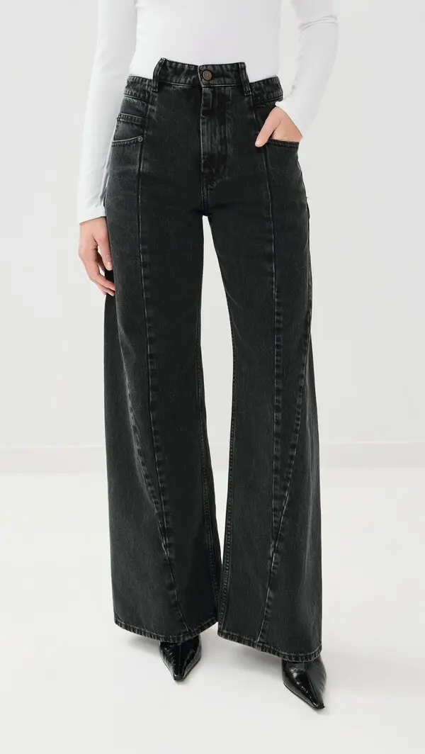 MAISON MARGIELA 5 Pocket Paneled Denim Pants