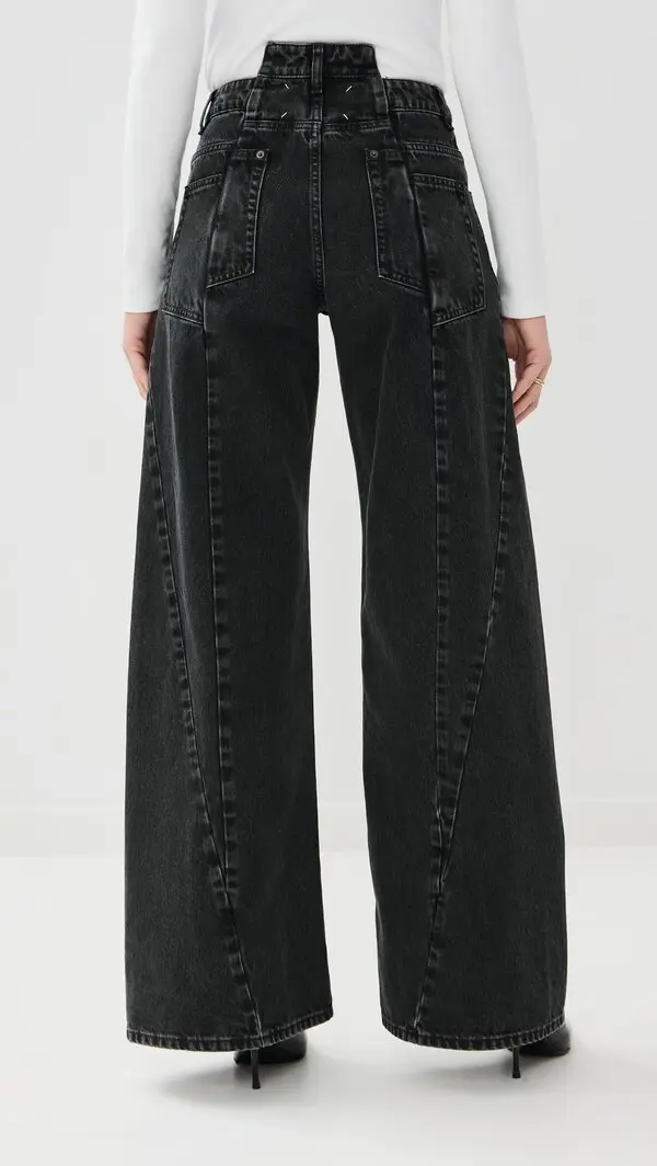 MAISON MARGIELA 5 Pocket Paneled Denim Pants