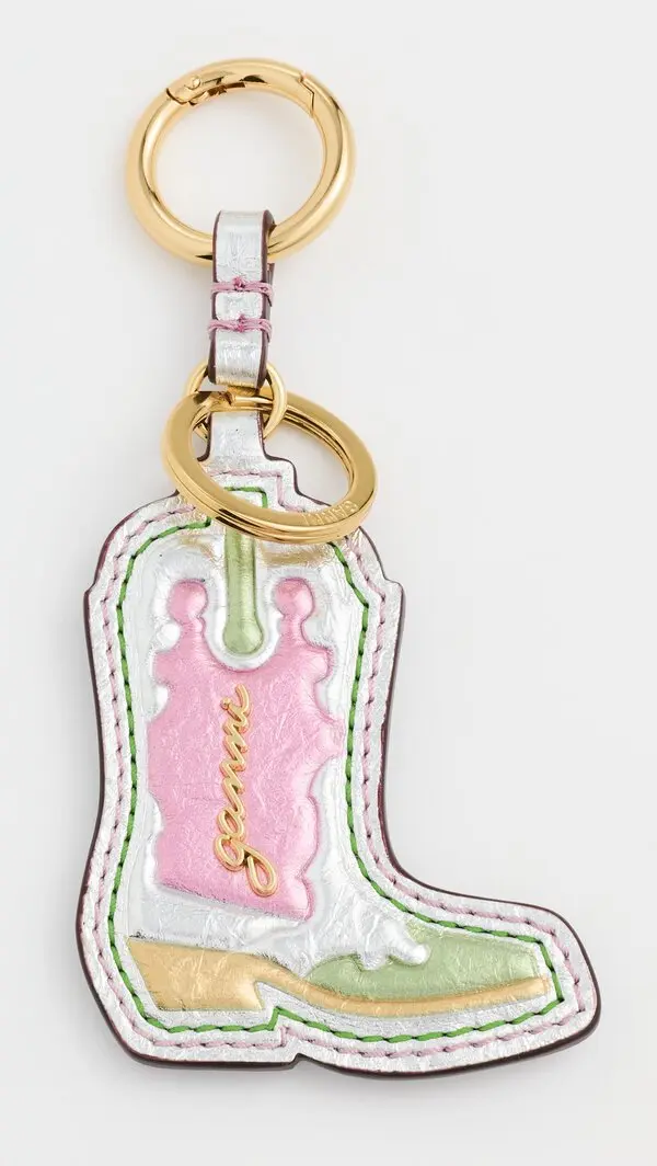 GANNI Western Boot Key Ring