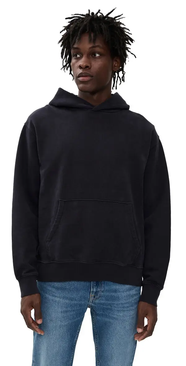 Madewell The Mccarren Midweight Hoodie Sweatshirt - Obsidian Blue