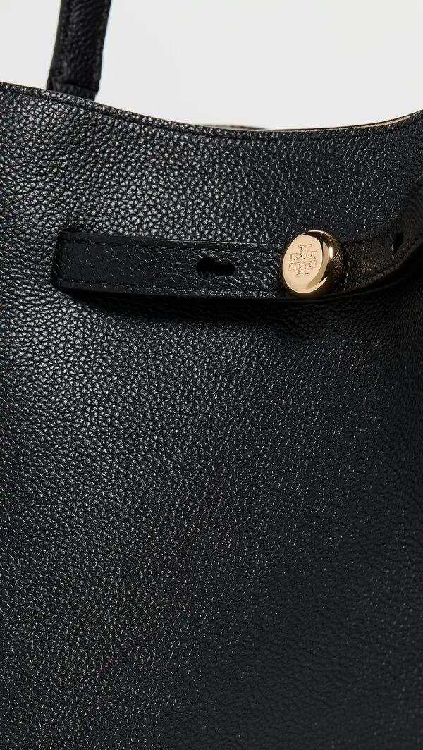 Tory Burch Romy Large Bucket Bag - Black