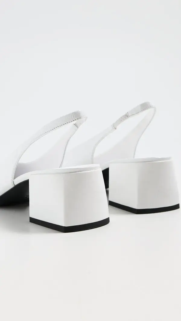 COURREGES Heritage Vinyl Slingbacks