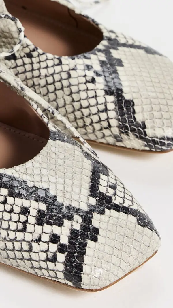 ANDREA GOMEZ Amelia Python Flats