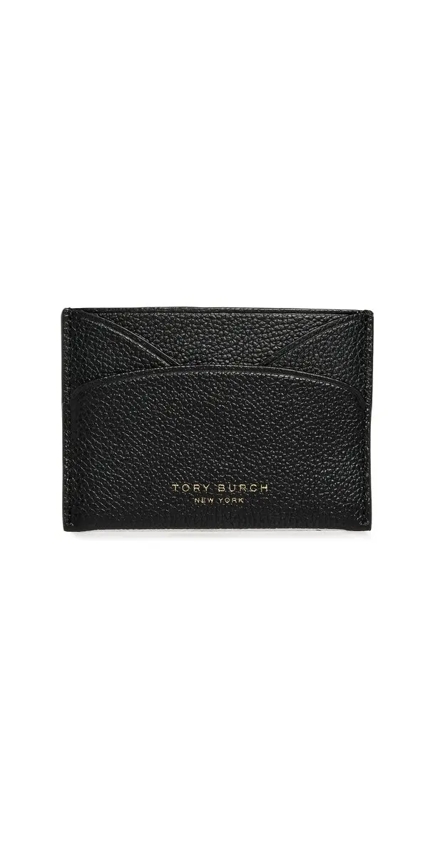 Tory Burch Romy Flat Card Case - Black