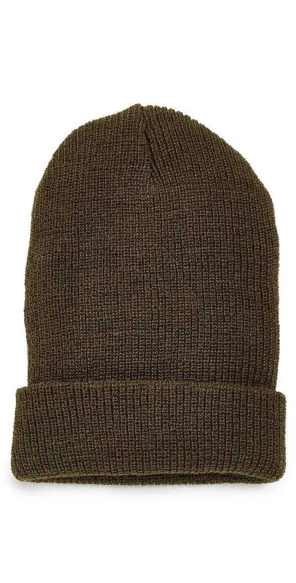 AARON LEVINE Wool Beanie - Olive