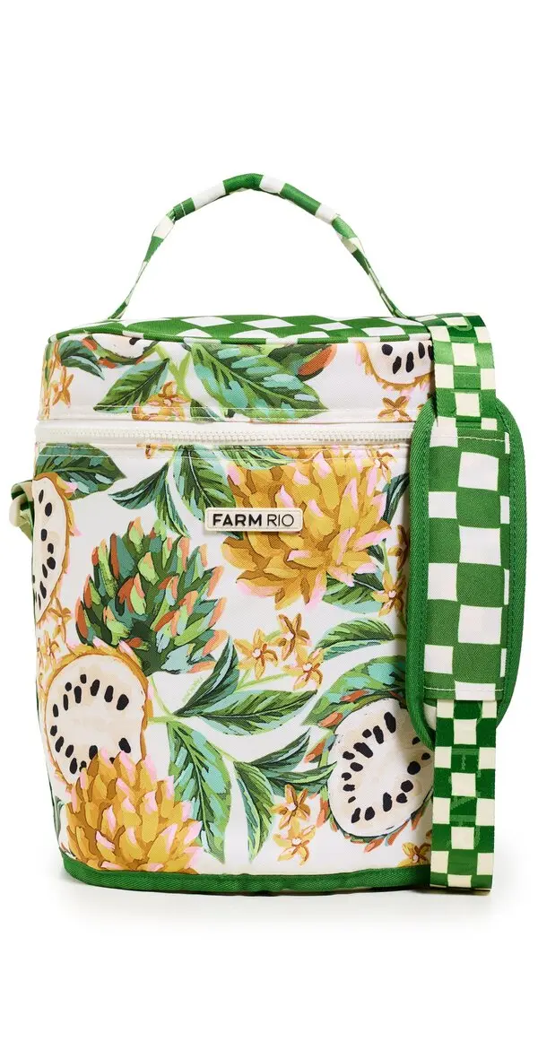 Farm Rio Insulated Cooler With Tropical Print