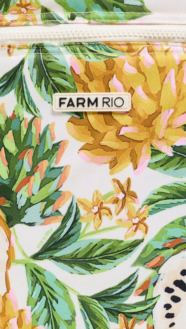 Farm Rio Insulated Cooler With Tropical Print