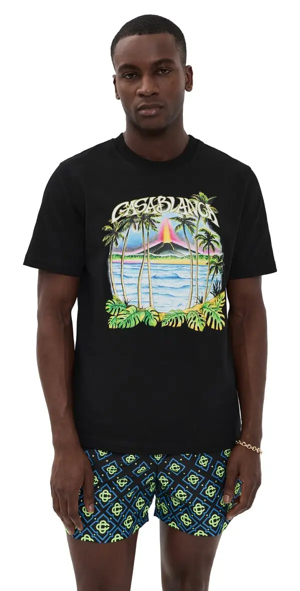 Casablanca Volcano Printed Classic Tee
