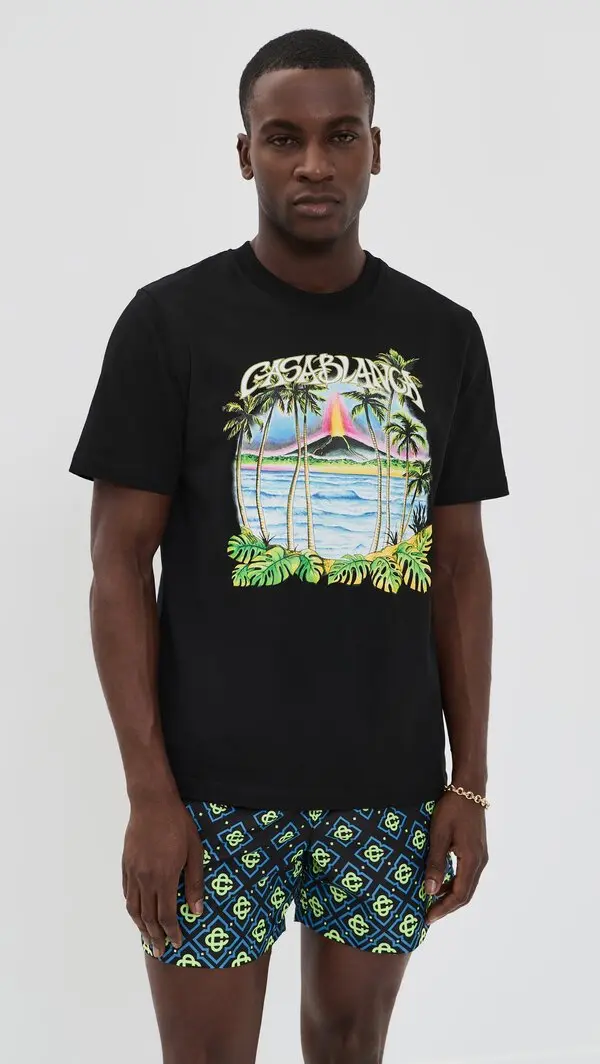 Casablanca Volcano Printed Classic Tee