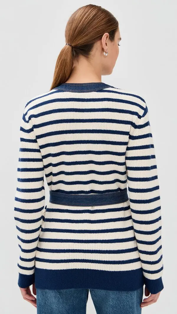 Tanya Taylor Delia Striped Cardigan