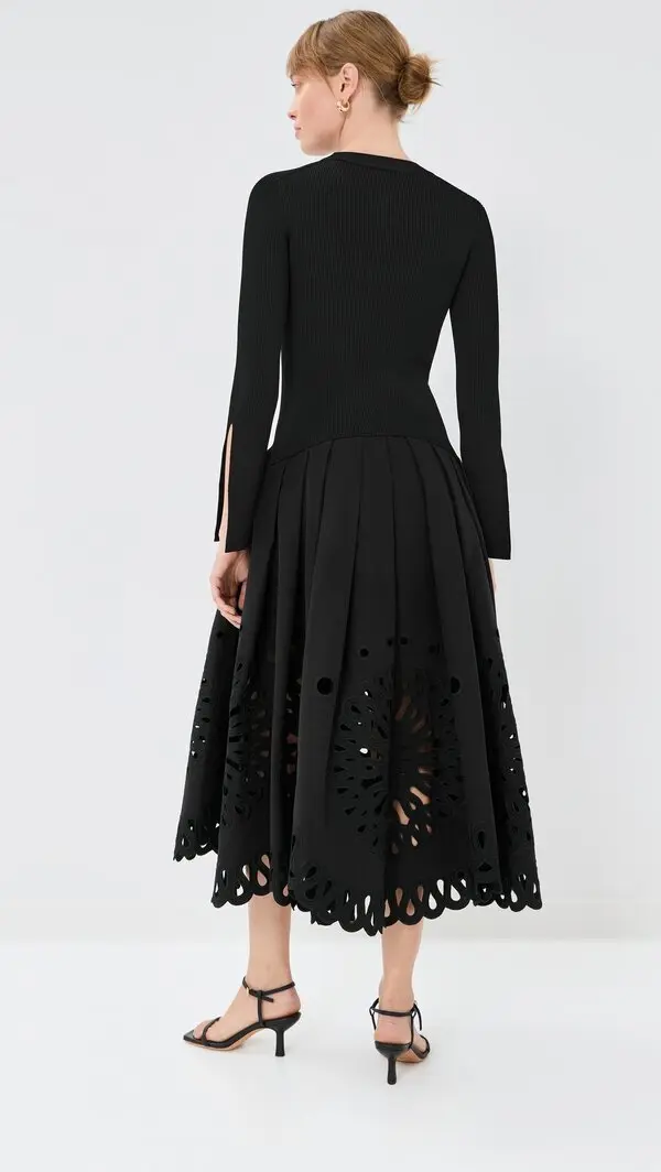 Simkhai Daila Midi Dress - Black Multi