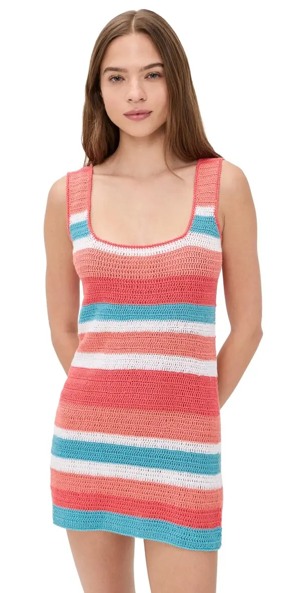 Show Me Your Mumu Striped Mini Dress - Cabana Stripe