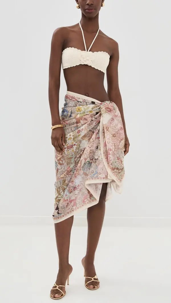 Zimmermann Printed Cotton Pareo