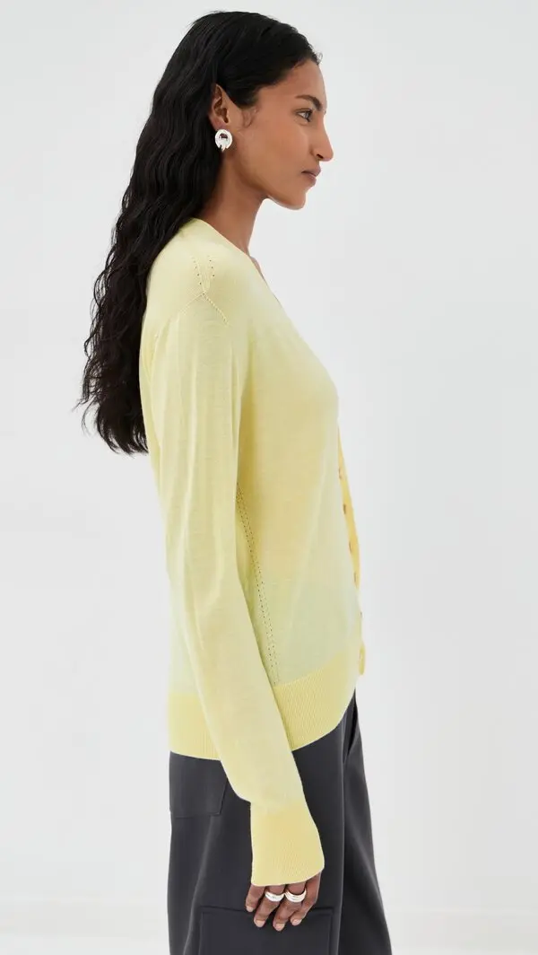 JIL SANDER Cashmere Blend V-neck Cardigan