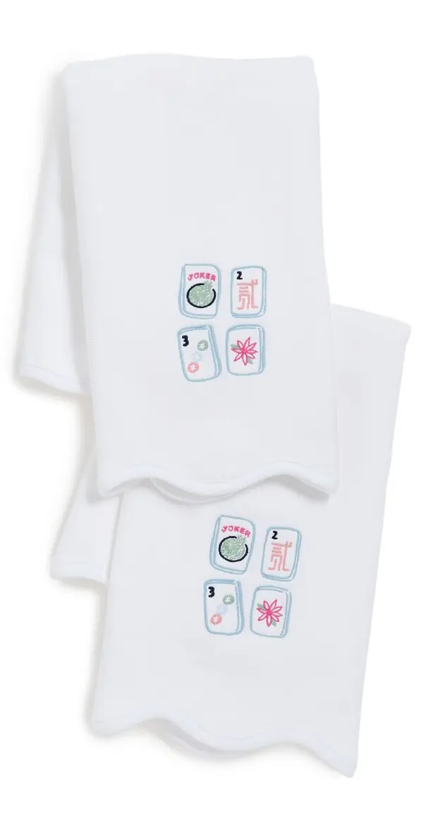 WEEZIE Hand Towel 2 Pack - Mahjong