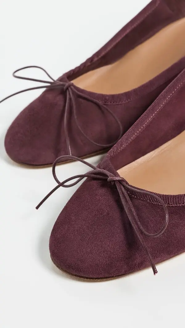 MANSUR GAVRIEL Suede Ballerina Heels