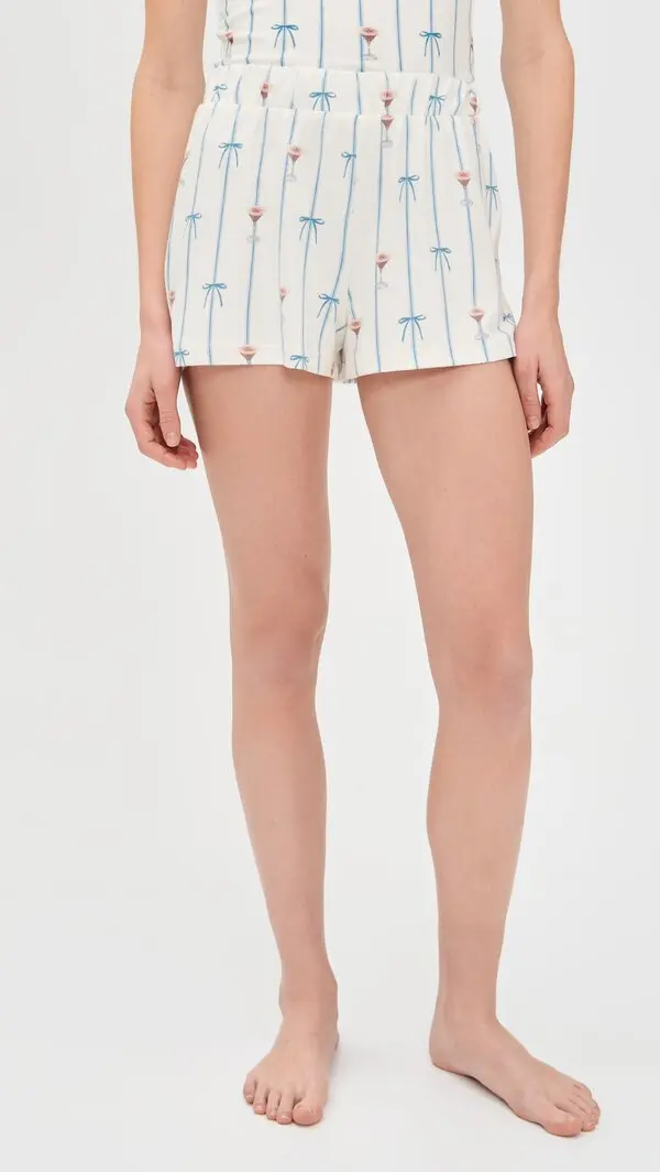 Z Supply Printed Jersey Shorts