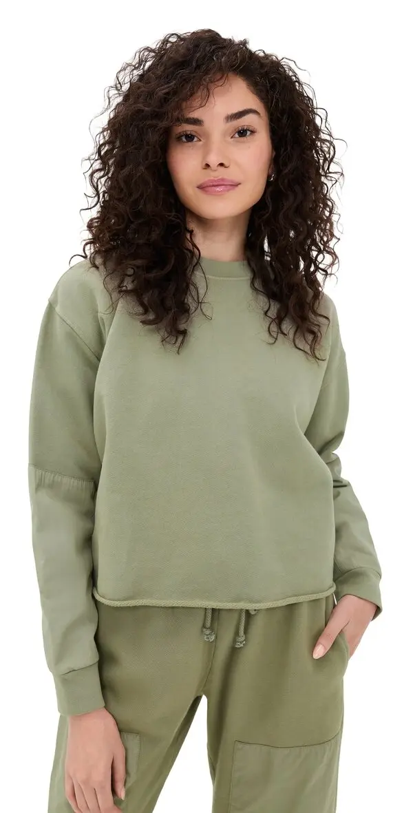 LESET Jamie Patch Crew Neck Sweatshirt