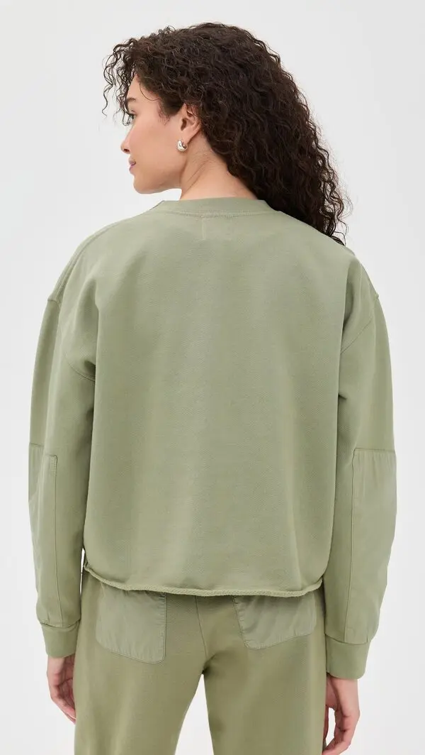 LESET Jamie Patch Crew Neck Sweatshirt