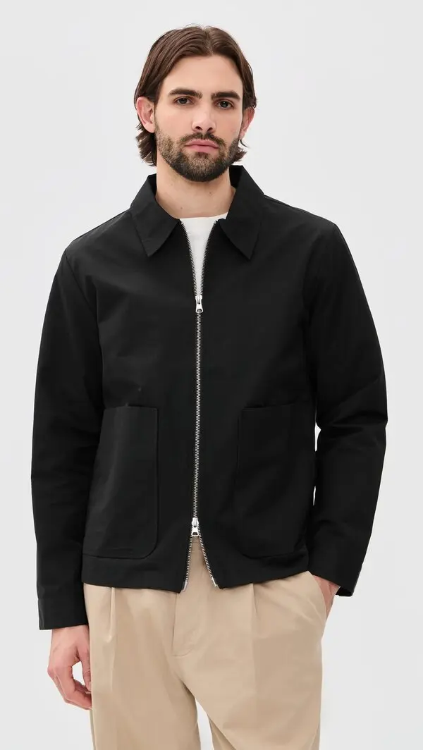 Nn07 Gael Technical Jacket - Black